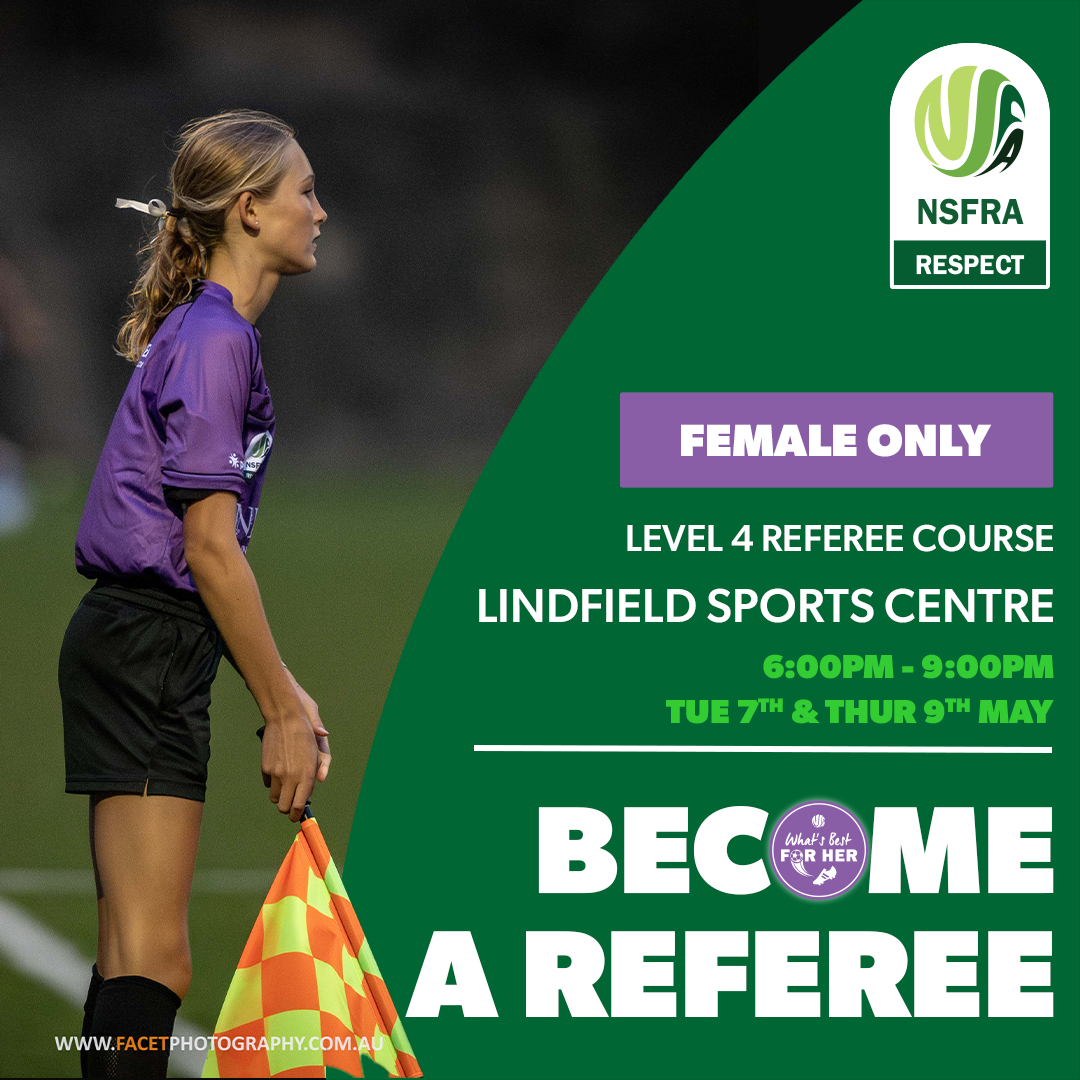 Mid-Season Referee Courses Open - Northern Suburbs Football Association